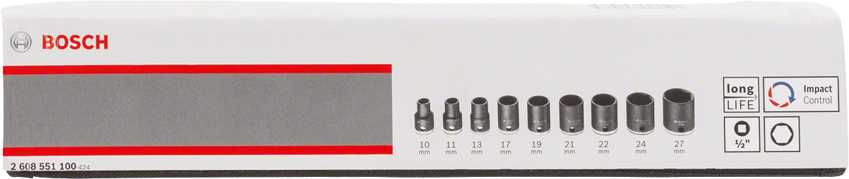 Impact Control Socket Set - Bosch Professional