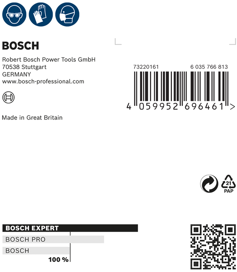 EXPERT W480 Web 1/4 Hand Sanding Sheet - Bosch Professional