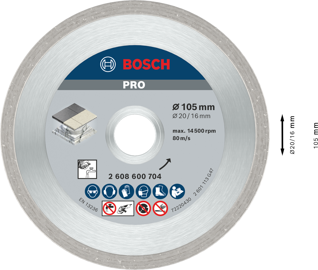 PRO Ceramic Diamond Cutting Disc - Bosch Professional