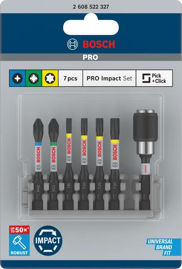 PRO Impact Screwdriver Bit Set - Bosch Professional