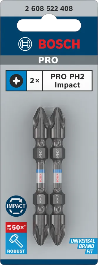 PRO Impact Long-Groove Double-Ended Bit - Bosch Professional