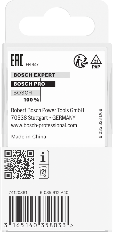 PRO Router Bit Rounding Over - Bosch Professional